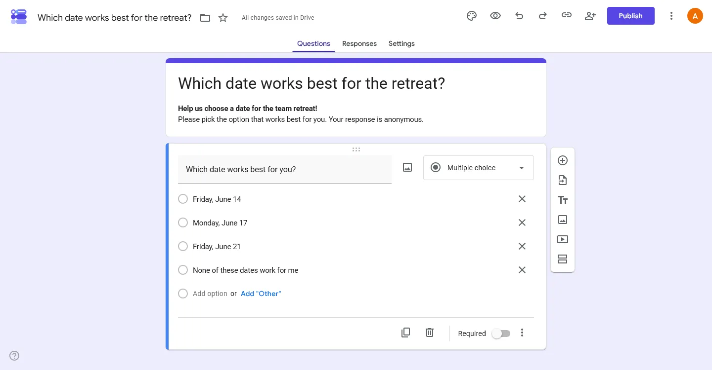 How to Make a Poll on Google Forms